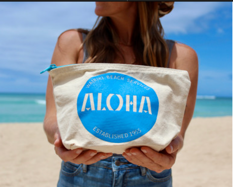 "Aloha Patch" Pouch – Waikiki Beachboy The Collection