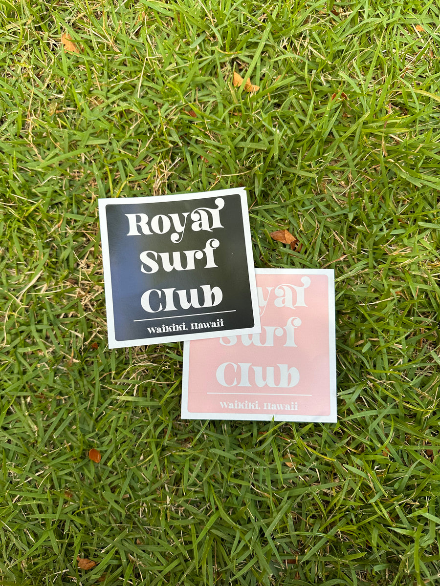 Royal Surf Club Sticker 4" – Waikiki Beachboy The Collection