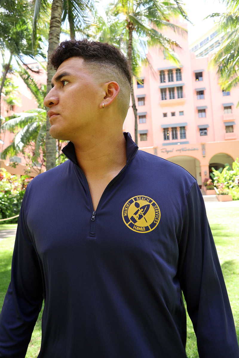 WBS Vintage Logo Woody Rash Guard Long Sleeve - Menʻs/Unisex – Waikiki ...